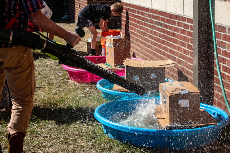 CES 6th Grade Teams Up with High School CTAE for STEM Hurricane House ...
